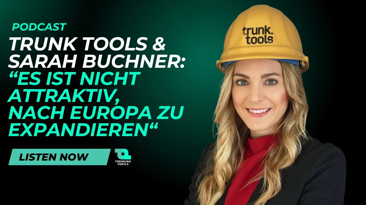 Trunk Tools' Dr. Sarah Buchner featured on Trending Topics Podcast (German)